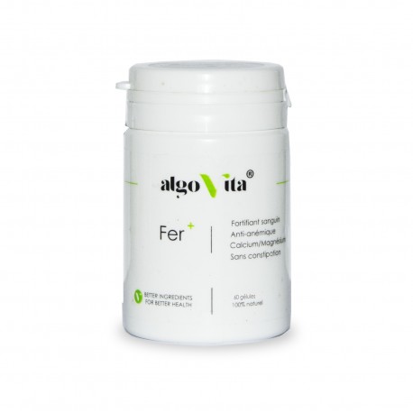 Fer+ complément alimentaire, AlgoVita - Acheter 60 gélules pas cher